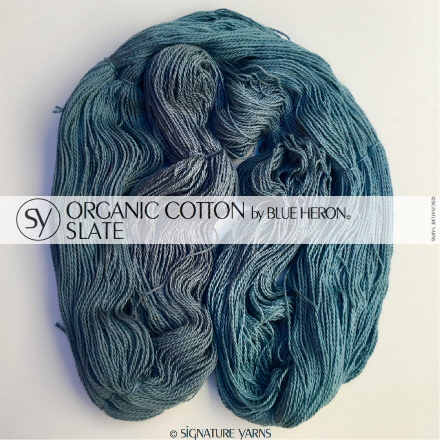 Blue Heron Organic Cotton: Slate – Signature Yarns
